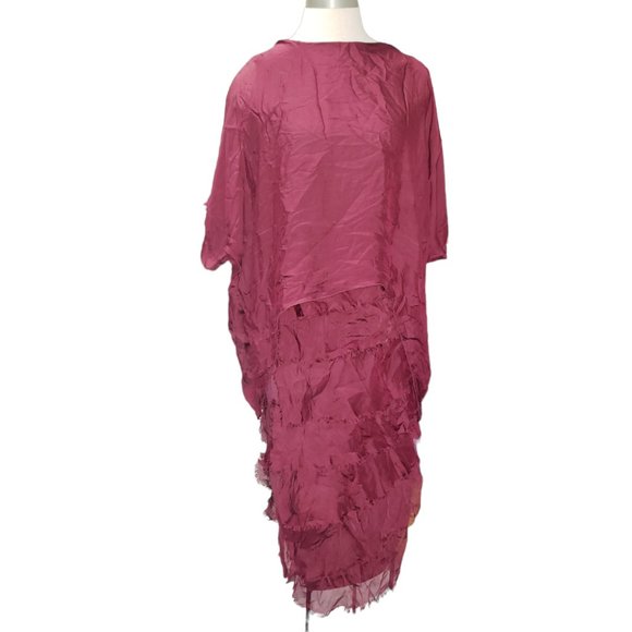 NT by Amati | Dresses | Ct266 Nt By Amati Red Sheathed Bodice Dress M ...